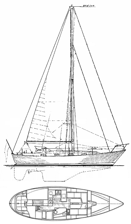 Fast Passage 39 Cutter by William Garden & Philbrooks Shipyard