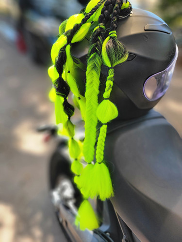 Biker Braids - Be Seen Green | Biker Braids
