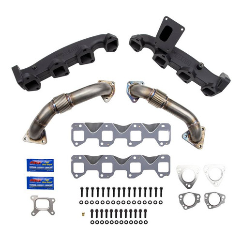2017-2025 L5P DURAMAX WCFAB BILLET EXHAUST MANIFOLD WITH 2" STAINLESS ...