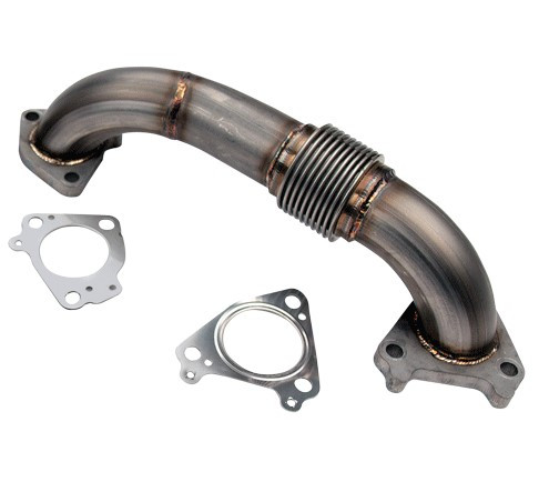 2001-2016 DURAMAX 2" Compound Turbo Passenger Side Up Pipe - WCFAB ...