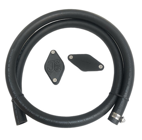 2011-2016 Duramax LML PCV Reroute Kit With Optional Resonator Plate ...