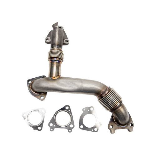 2011-2016 LML DURAMAX 2" STAINLESS PASSENGER SIDE UP PIPE KIT FOR STOCK ...
