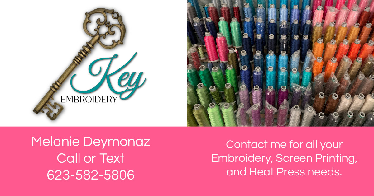 Embroidery Services | Glendale, AZ | Key Embroidery
