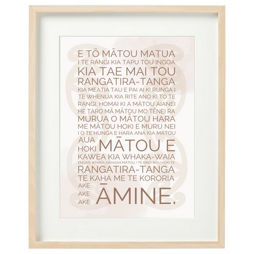 Karakia o te Atua - The Lords Prayer | Mātātuhi Designs
