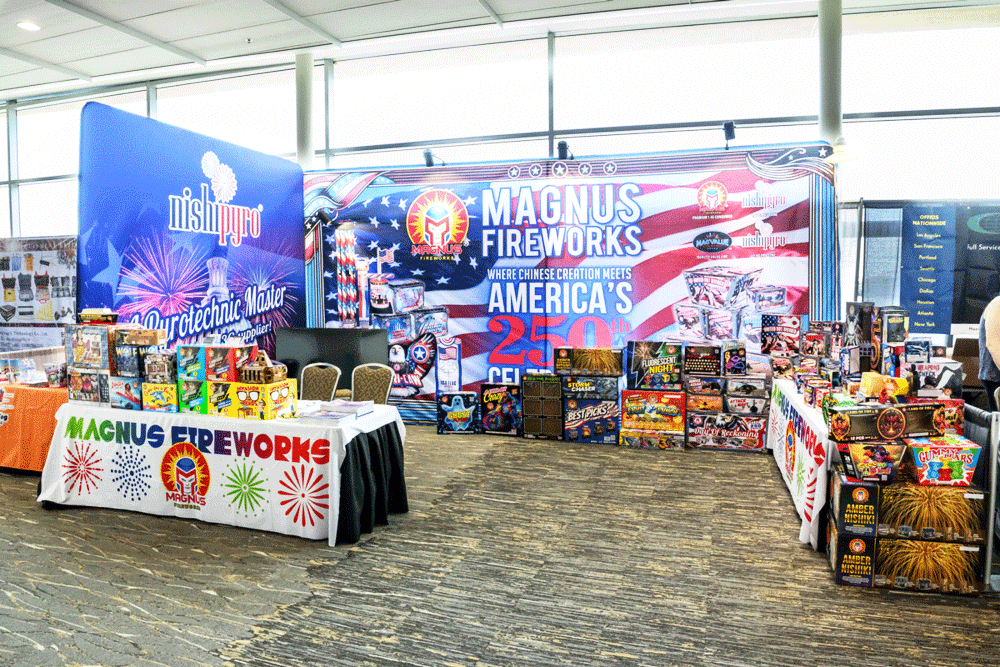 Magnus Fireworks at the 2024 NFA Expo