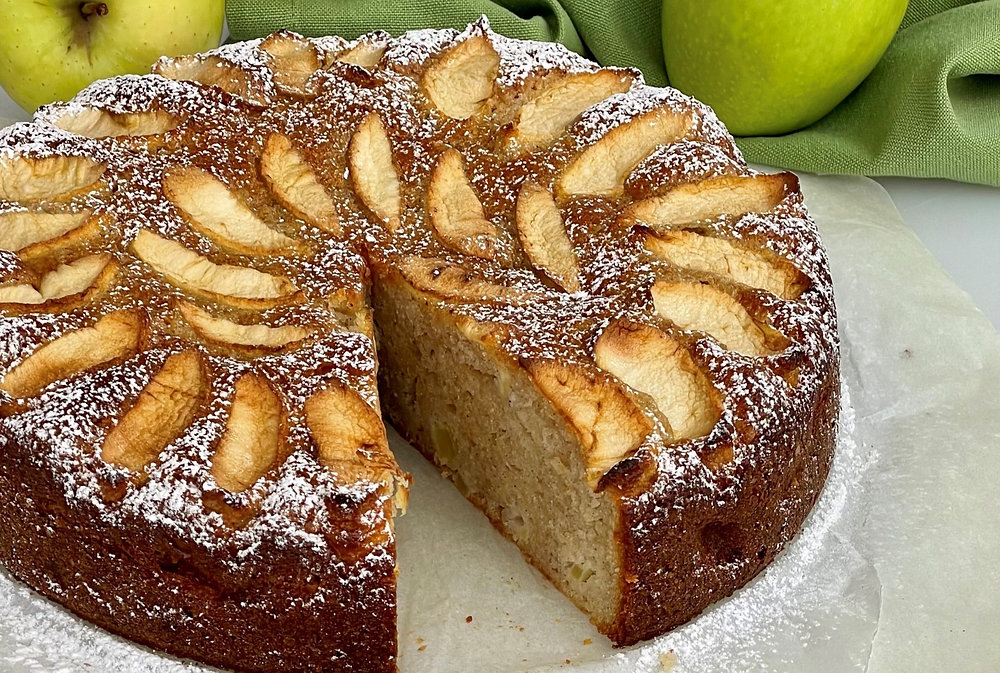 Apple Olive Oil Cake