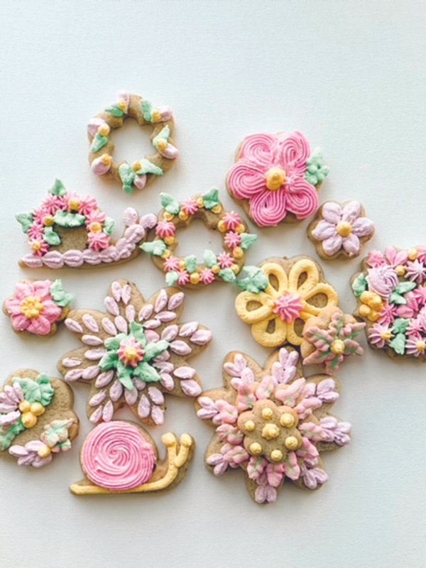 Springtime sugar cookies