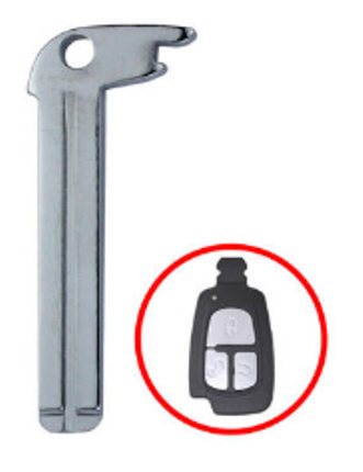TOY40 Blank Key Blade for Hyundai Remote Key - Nistech E & E Ltd