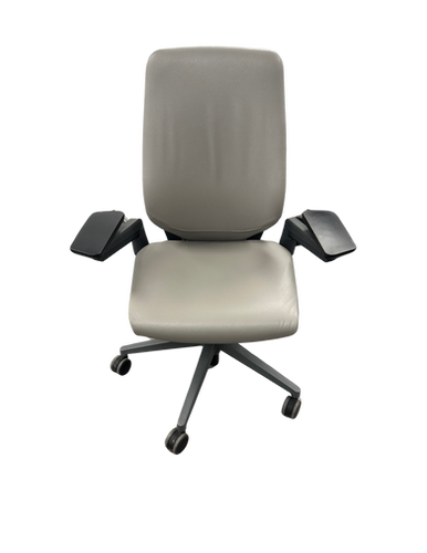 Steelcase Gesture Task Chair - Grey Leather | ExecutiveLiquidation