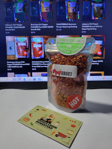 RB003 Pepper Seasoning Flakes 2,000,000+ Scoville SHU Super Hot ...
