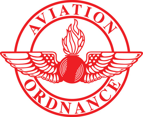 Vinyl Classic Aviation Ordnance Logo Sticker | Ordie Mart