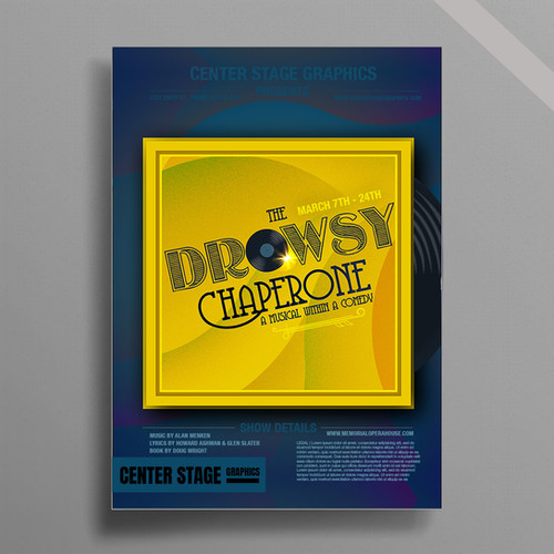 The Drowsy Chaperone Print Package | CenterStage Graphics
