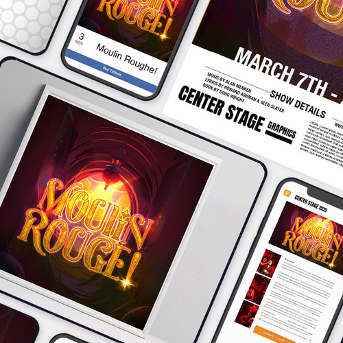 Moulin Rouge! The Musical Logo Pack | CenterStage Graphics