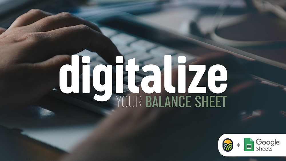DOWNLOAD Farming Balance Sheet Digitize Data with GoogleSheets