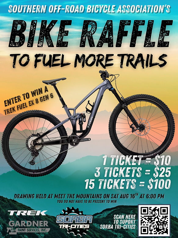 2024 BIKE RAFFLE | SORBA Tri-Cities