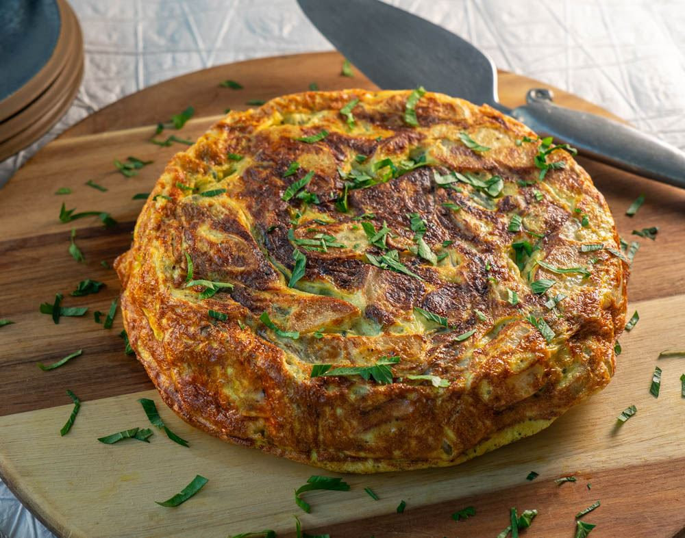Spanish Potato Omelet (Tortilla de patatas)