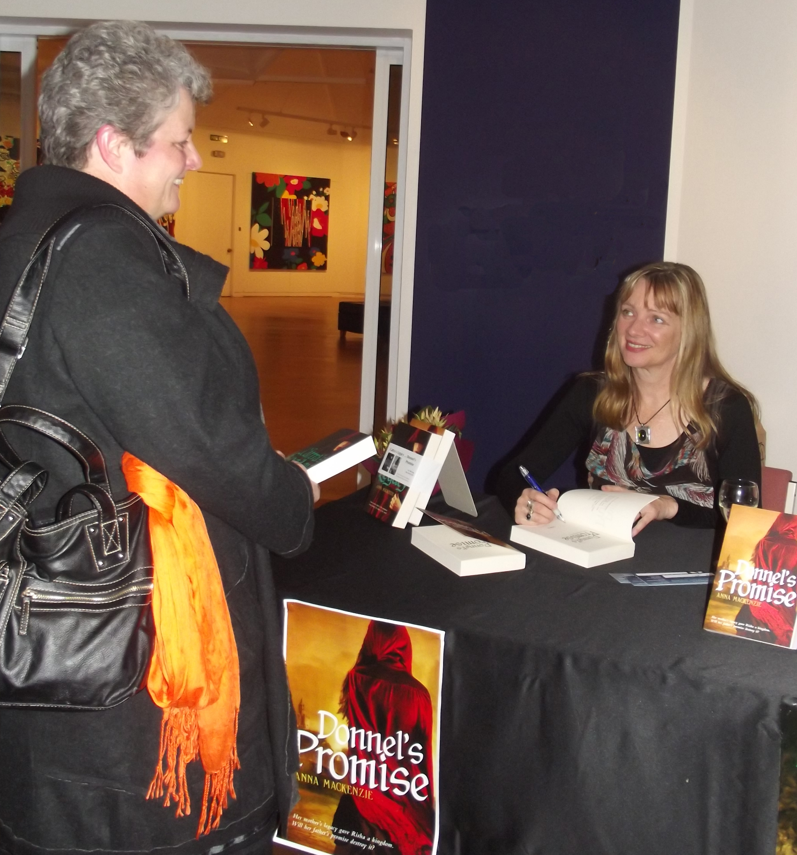 Anna Mackenzie author - book launches, festivals, tours, residencies