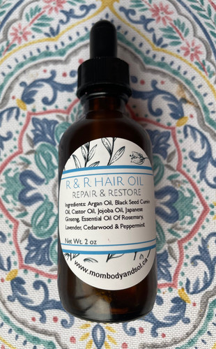 R & R Hair Growth Restore & Repair Oil | Mom Body and Sol