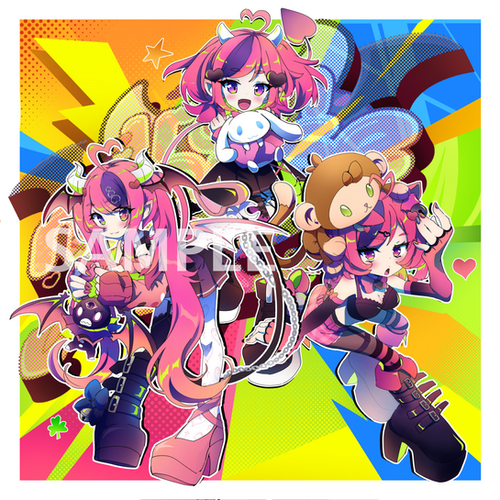 Ironmouse Trio Print | Luky Customs