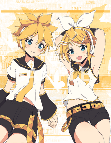 Rin and Len Print | Luky Customs