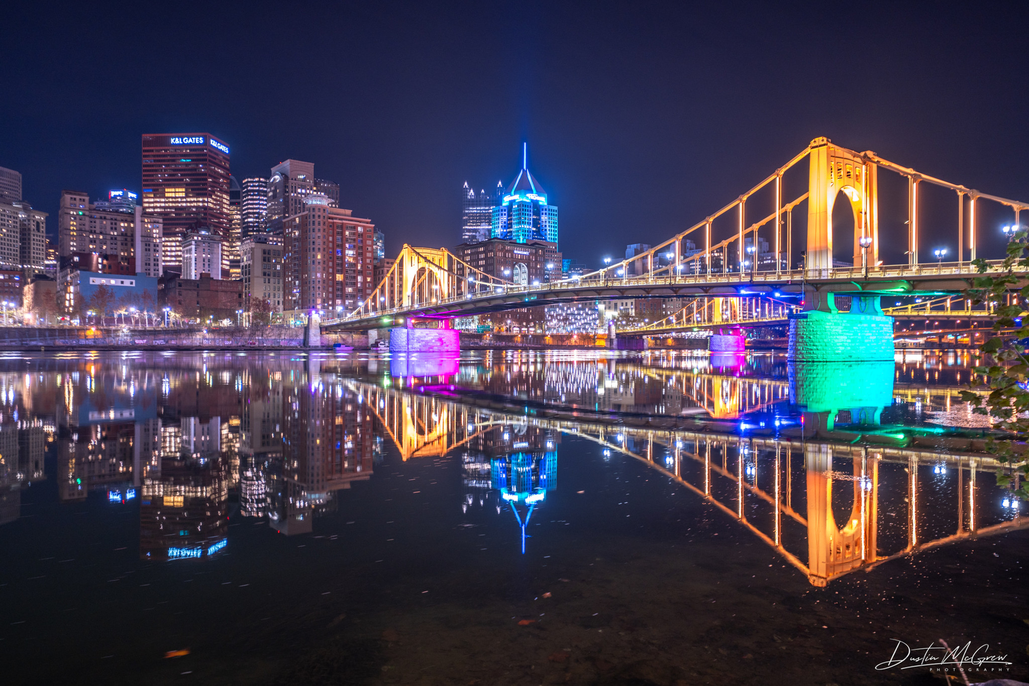"Three Sisters" Bridges Pittsburgh
