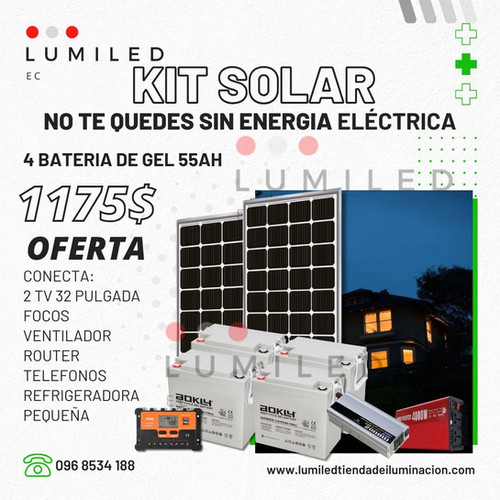 KIT SOLAR | Lumiled Ecu
