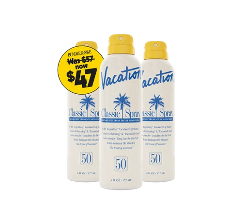 Classic Spray SPF 50 (Pack of 3) “The World’s Best-Smelling Sunscreen ...