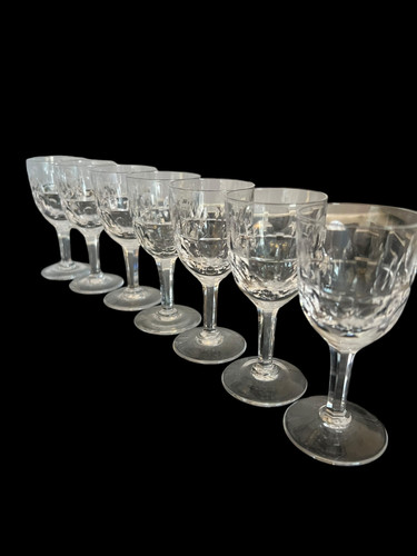 Glass Stemmed Shot/Sherry Glasses | Leeds Vintage House