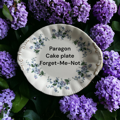 Paragon. Forget-Me-Not. Cake Plate | Leeds Vintage House