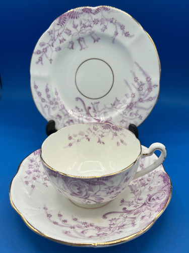 Victorian Trio. Lilac Floral | Leeds Vintage House