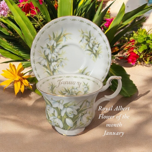 Royal Albert. Flower of the month. January | Leeds Vintage House