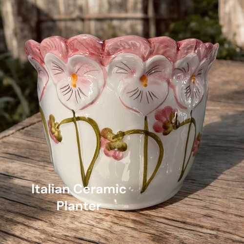 Italian Ceramic Planter. | Leeds Vintage House
