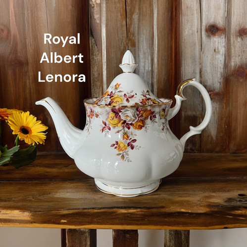 Royal Albert. Lenora. Large Teapot | Leeds Vintage House