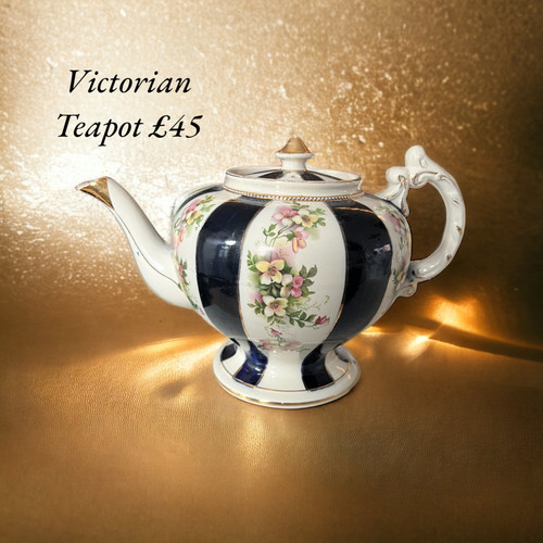 Victorian Teapot. Large 2 pint teapot. (Minor imperfection) | Leeds ...