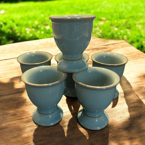 Denby. Regency Green. Set. Egg Cups. | Leeds Vintage House