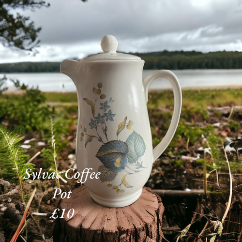 Sylvac. Large Coffee Pot. Ceramic | Leeds Vintage House