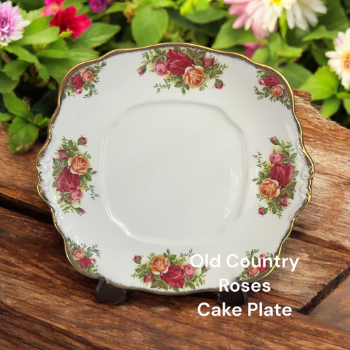 Royal Albert. Old Country Roses. Cake Plate | Leeds Vintage House