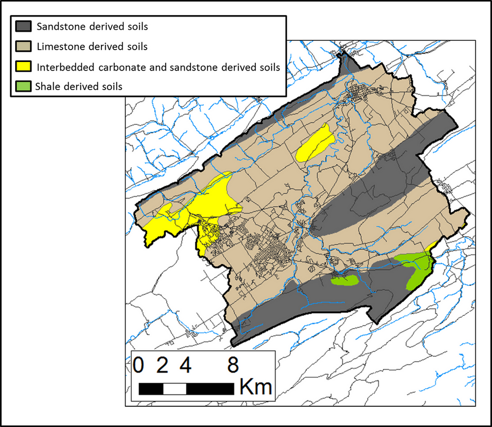 The Soils of the Spring Creek Watershed