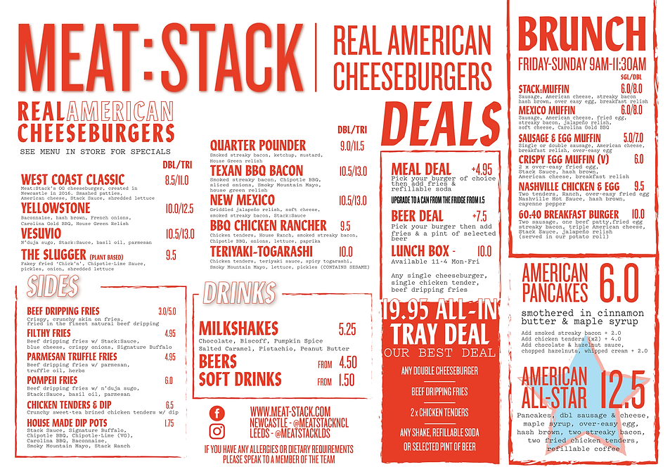 Meat:Stack | Best Burgers | Bigg Market, Newcastle