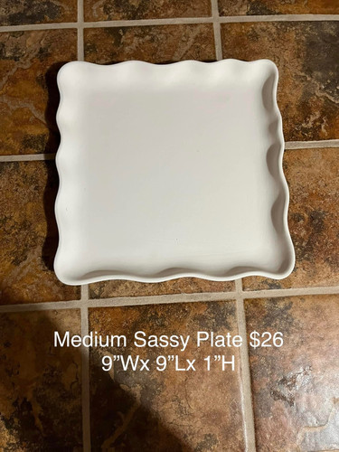 Medium Sassy Plate | The Art Shack