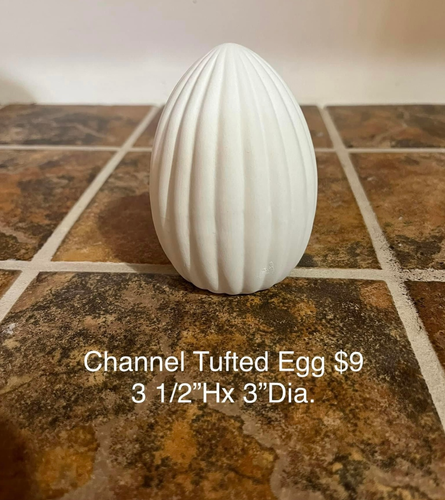 Channel Tufted Egg | The Art Shack