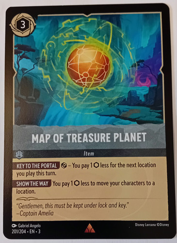 Map of Treasure Planet | Iceni Gaming Centre