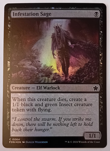 FOIL Infestation Sage. 0064. Foundations | Iceni Gaming Centre