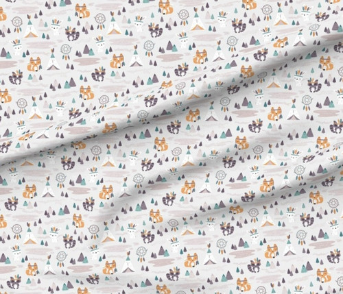 Raton laveur et renard boho | https://ocreadelina.