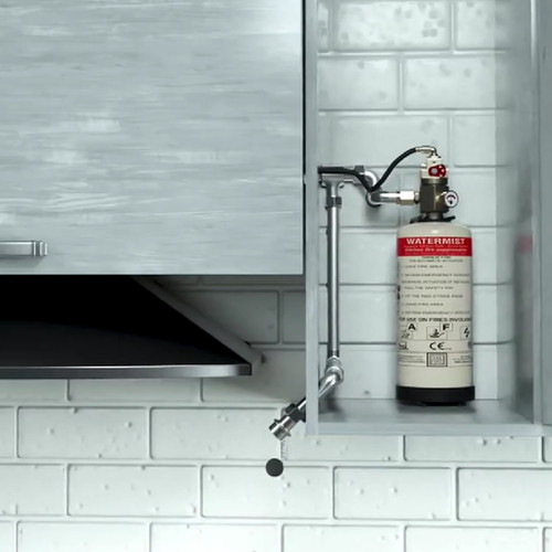 Residential Kitchen Fire Suppression System (Water Mist Based) | Ceasefire UK