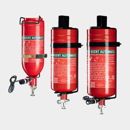 Wall Mounted Automatic (M Series) Clean Agent Extinguishers | Ceasefire ...