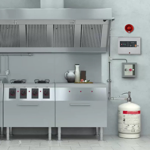 LPCB Certified Enviro Series Water Mist Based Kitchen Fire Suppression ...