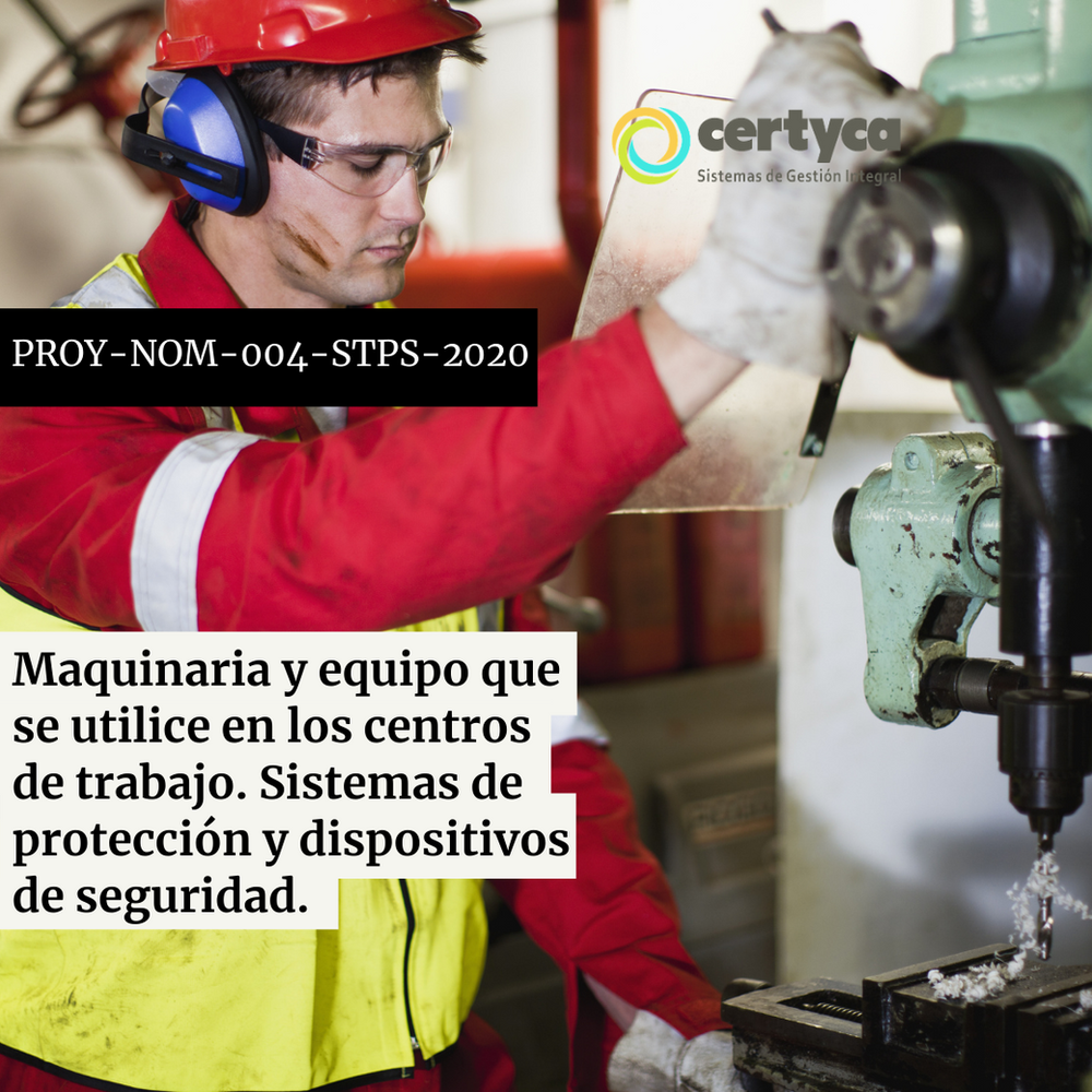 Proyecto de Norma Oficial Mexicana PROY-NOM-004-STPS-2020