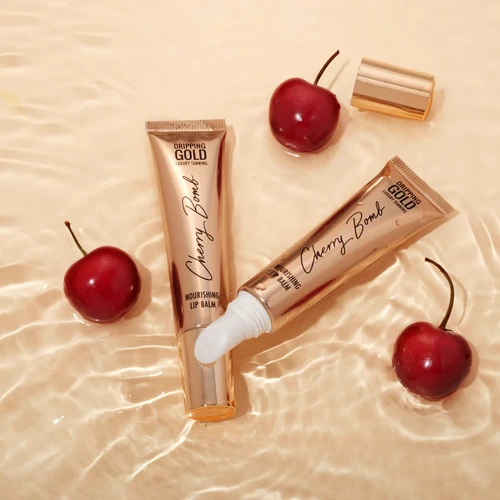 SOSU Dripping Gold Cherry Bomb Lip Balm | Ivory State Hair And