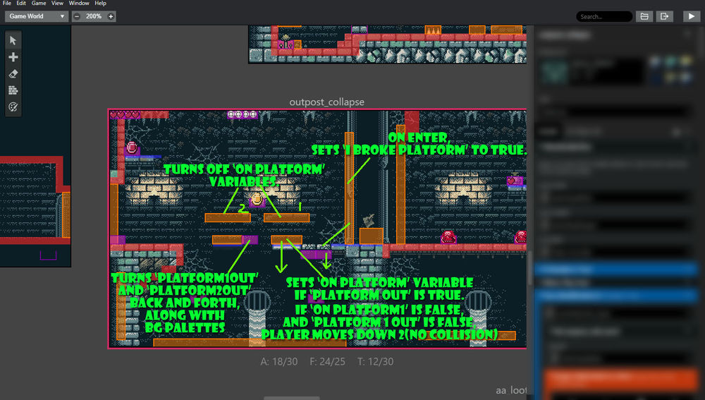 GB Studio Tutorial - Disappearing Platforms